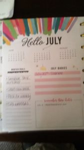 Month of July Goals - Mommy Above All