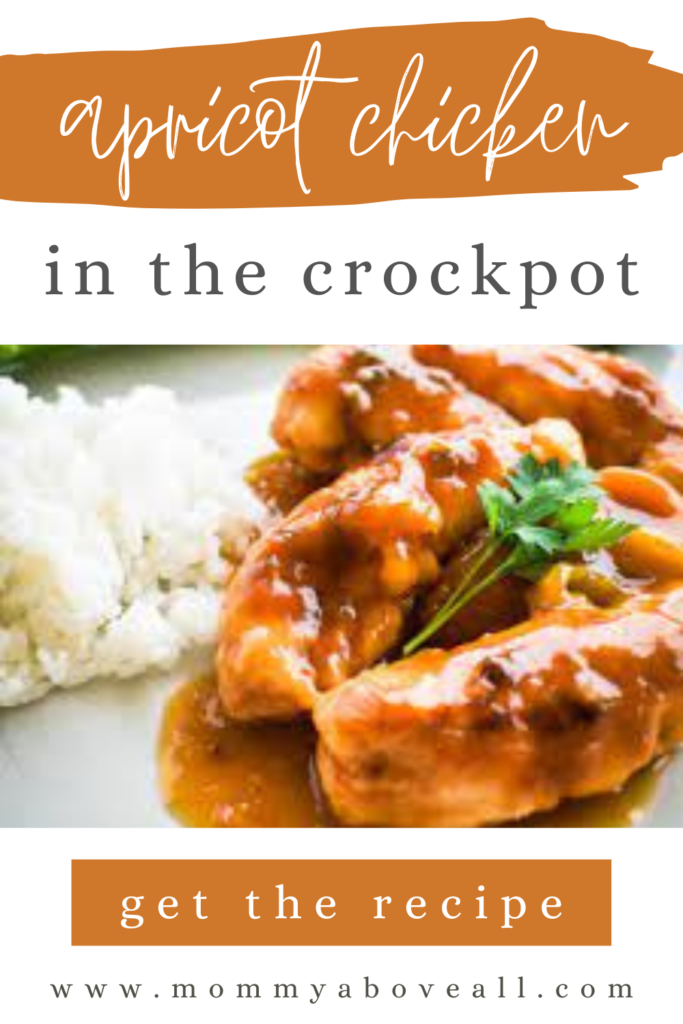 Apricot Chicken in the Crockpot - Mommy Above All